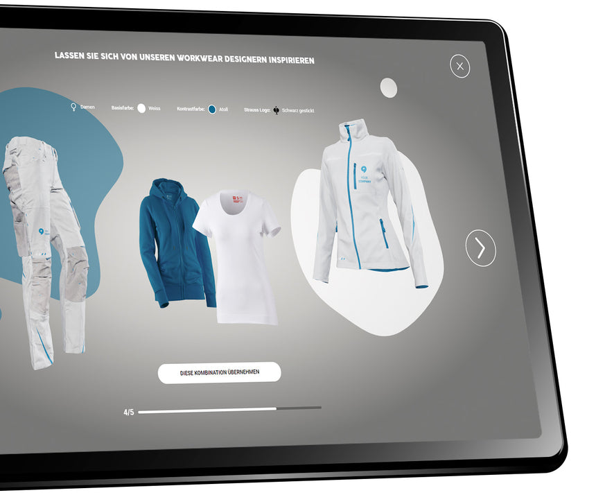 STRAUSS WORKWEAR IN WUNSCHFARBEN